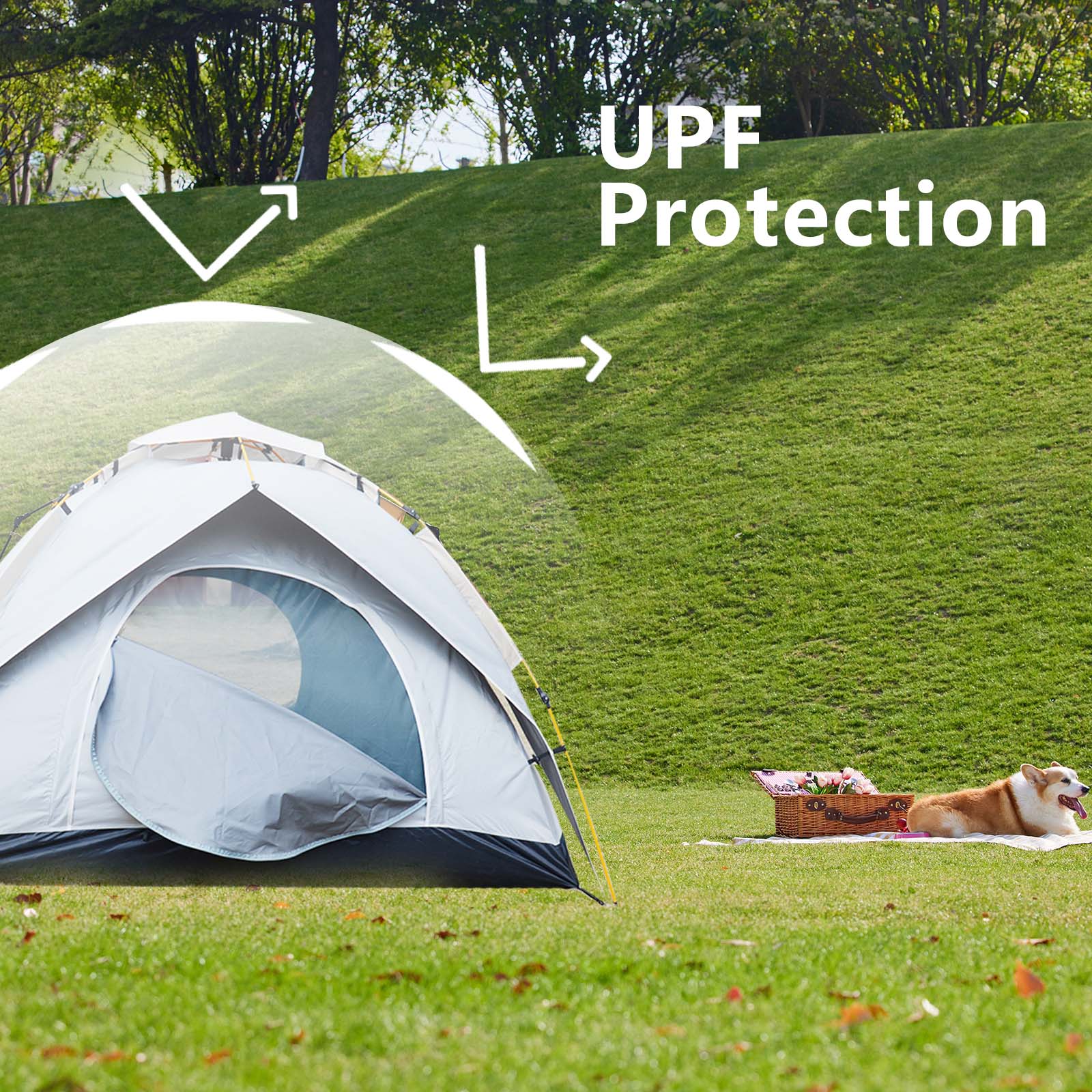 LEVSON Waterproof 3-4 Person Dome Tents for Camping